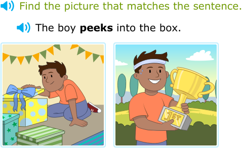 IXL - Find the picture that matches the action verb (Year 1 English ...