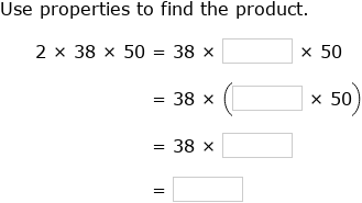 IXL - Multiply using properties (Year 3 maths practice)