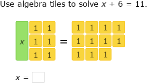 IXL - Model and solve equations using algebra tiles (Year 9 maths practice)
