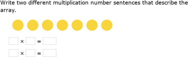 IXL - Write two multiplication sentences for an array (Year 2 maths ...