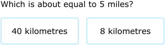 IXL - Convert between metric and imperial units (Year 6 maths practice)