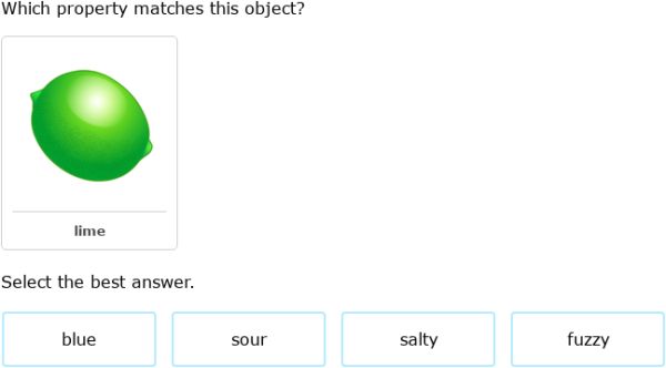 IXL - Identify properties of an object (Year 5 science practice)