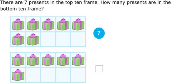 IXL - One less on frames - up to 10 (Year 1 maths practice)