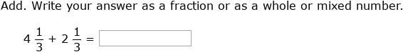 IXL - Add mixed numbers with the same denominator (Year 4 maths practice)
