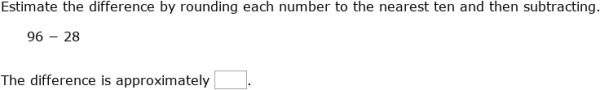IXL - Estimate differences by rounding to the nearest ten (Year 3 maths ...