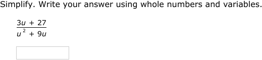 IXL - Simplify rational expressions (Year 10 maths practice)