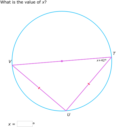 IXL - Angles in inscribed right triangles (Year 11 maths practice)