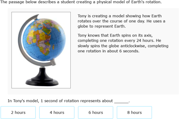 IXL - Analyse models of the Earth-Sun-Moon system (Year 7 science practice)