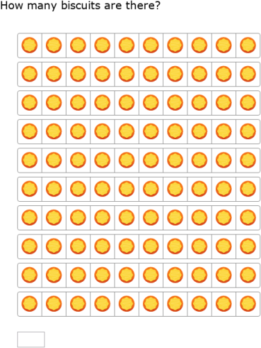 IXL - Count groups of ten (Year 1 maths practice)