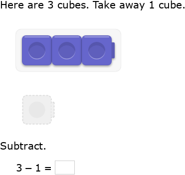 IXL - Subtract with cubes - numbers up to 5 (Year 1 maths practice)