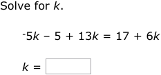 IXL - Solve equations with variables on both sides (Year 9 maths practice)