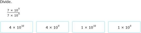 IXL - Divide numbers written in standard form (Year 9 maths practice)
