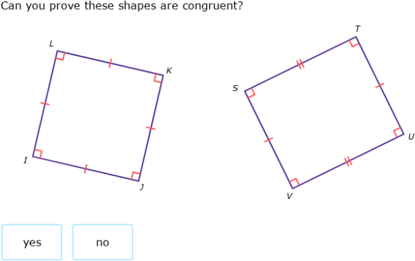 IXL - Identify congruent figures (Year 8 maths practice)