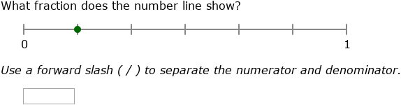 IXL - Identify unit fractions on number lines (Year 3 maths practice)
