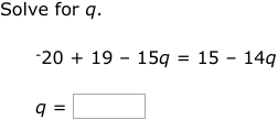 IXL - Solve linear equations (Year 12 maths practice)