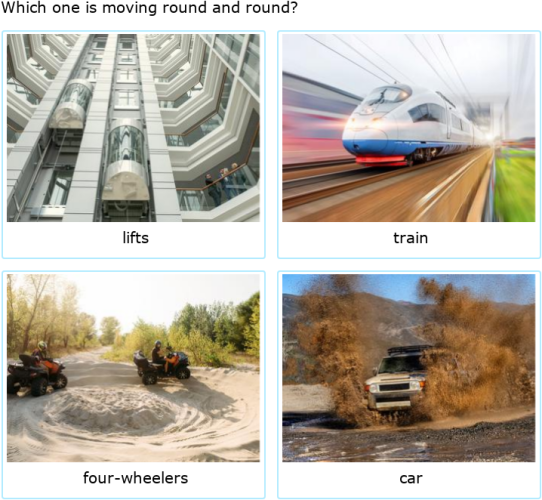 IXL - The ways things move (Year 1 science practice)