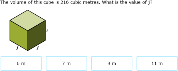 IXL - Volume of cubes and prisms (Year 8 maths practice)