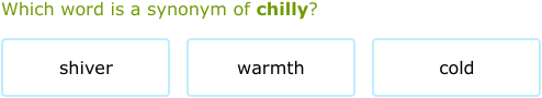 IXL - Choose the synonym (Year 7 English practice)