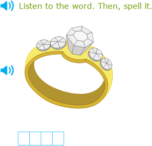 IXL - Spell the short i word (Year 3 English practice)