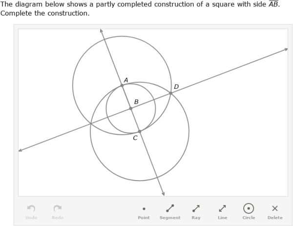 IXL - Construct a square (Year 10 maths practice)