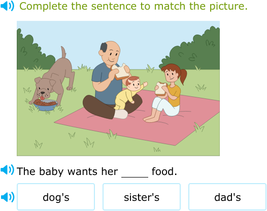 IXL - Select the possessive noun that matches the picture (Year 2 ...