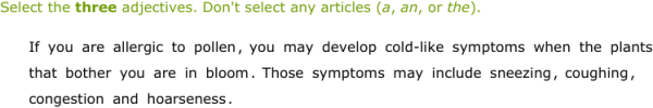 IXL Identify Adjectives Year 8 English Practice IXL Identify Adjectives Year 8 English Practice