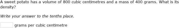 IXL - Calculate density (Year 7 science practice)