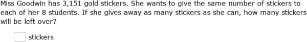 IXL - Divide larger numbers by 1-digit numbers: interpret remainders ...