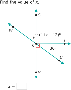 IXL - Write and solve equations using angle relationships (Year 8 maths ...