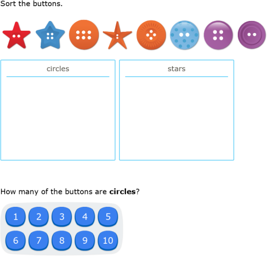 IXL - Classify, sort and count (Year 2 maths practice)