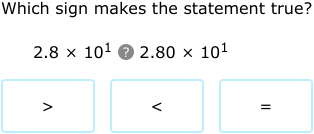 IXL - Compare numbers written in standard form (Year 8 maths practice)