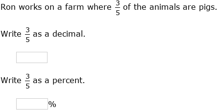 IXL - Convert between percents, fractions and decimals: word problems ...