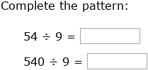 IXL - Division patterns with multiples of ten (Year 3 maths practice)