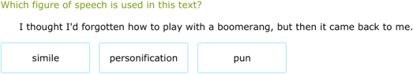 IXL - Classify figures of speech (Year 9 English practice)