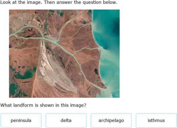 IXL - Identify Earth's land features using satellite images (Year 7 ...