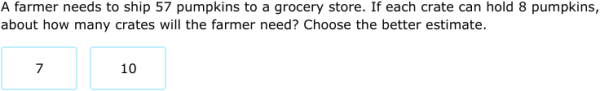 IXL - Estimate quotients: word problems (Year 4 maths practice)