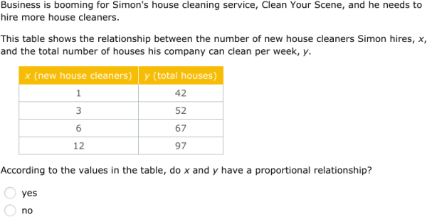 IXL - Find the constant of proportionality from a table (Year 8 maths ...