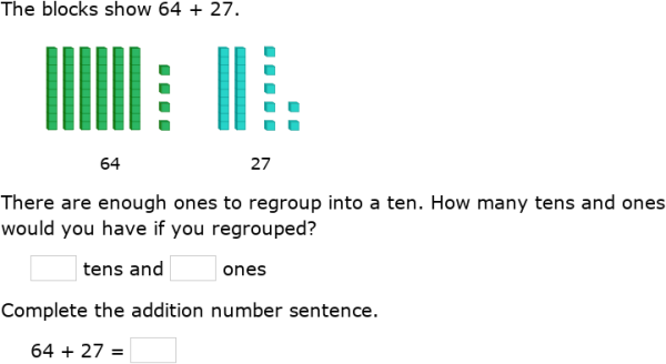 IXL - Use models to add two-digit numbers - with regrouping (Year 2 ...