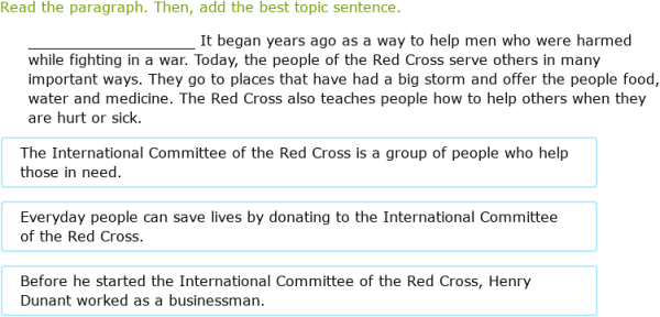 IXL - Choose topic sentences for expository paragraphs (Year 4 English ...