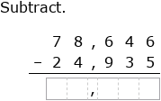 IXL - Subtract from numbers with four or five digits (Year 5 maths ...