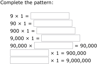 IXL - Multiplication patterns over increasing place values (Year 6 ...