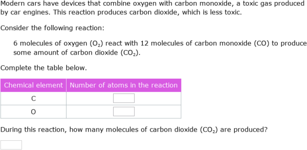 IXL - Calculate amounts of reactants or products in chemical reactions (Year 9 science practice)
