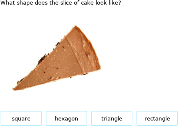 IXL - Two-dimensional shapes in the real world (Year 1 maths practice)