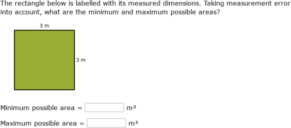 IXL - Minimum and maximum area and volume (Year 9 maths practice)