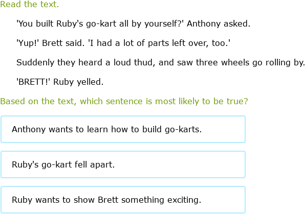 IXL - Draw inferences from a text (Year 6 English practice)
