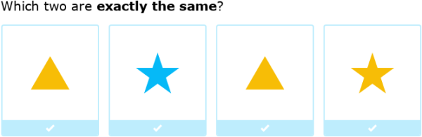 IXL - Same (Year 1 maths practice)