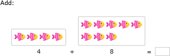 IXL - Add with pictures - sums up to 20 (Year 1 maths practice)