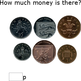 IXL - Count money - 1p, 2p, 5p and 10p coins (Year 1 maths practice)