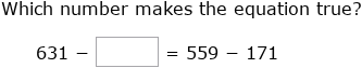 IXL - Balance subtraction equations: three-digit numbers (Year 7 maths ...