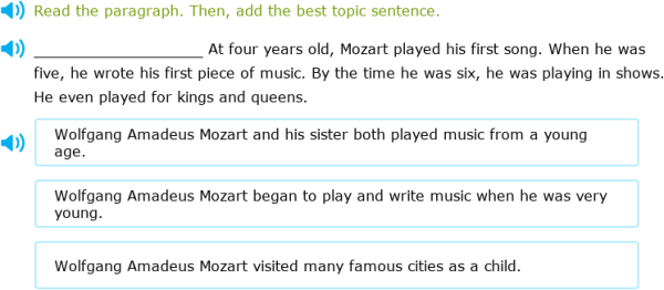 IXL - Choose topic sentences for expository paragraphs (Year 3 English ...